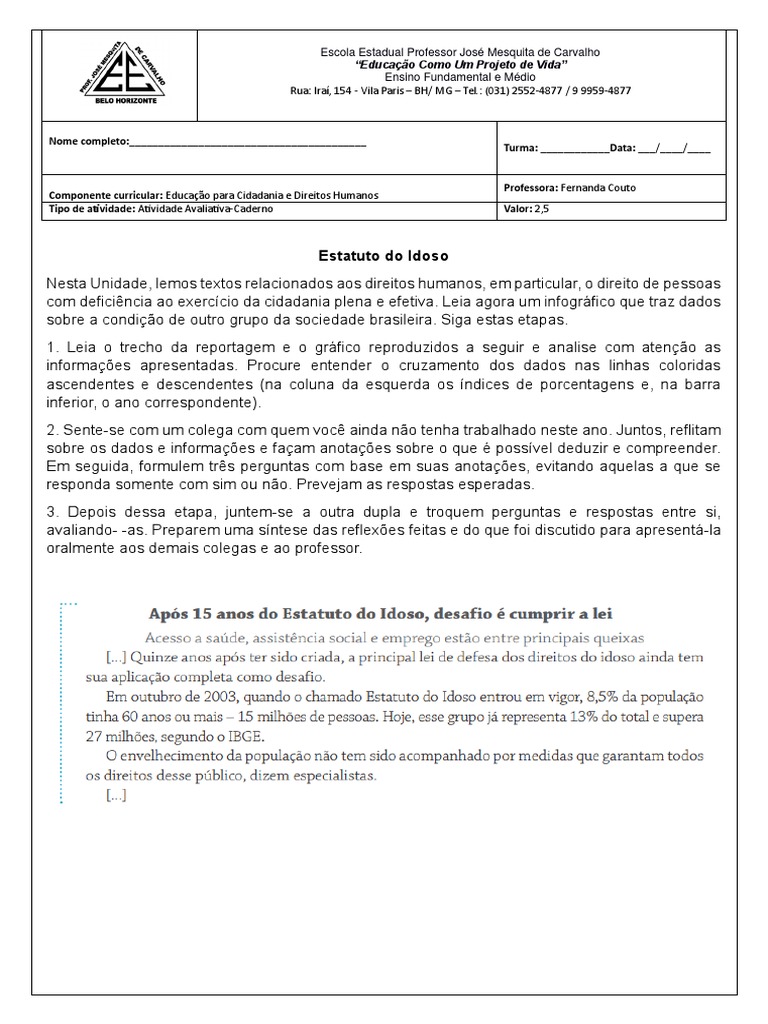 Estatuto Do Idoso | PDF