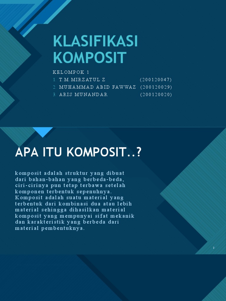 Klasifikasi Komposit | PDF