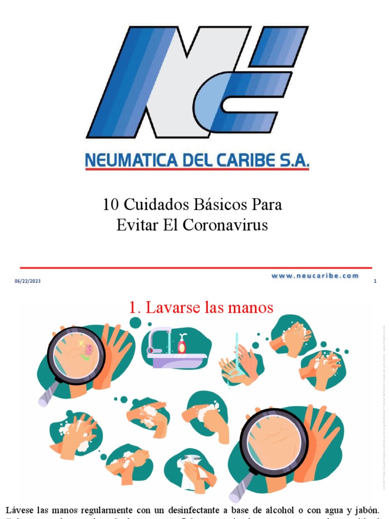 CORONAVIRUS - 10 CUIDADOS BASICOS | PDF | Microbiología | Inmunología
