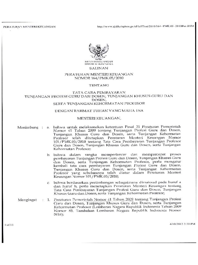 2 5 PMK 164 2010 | PDF