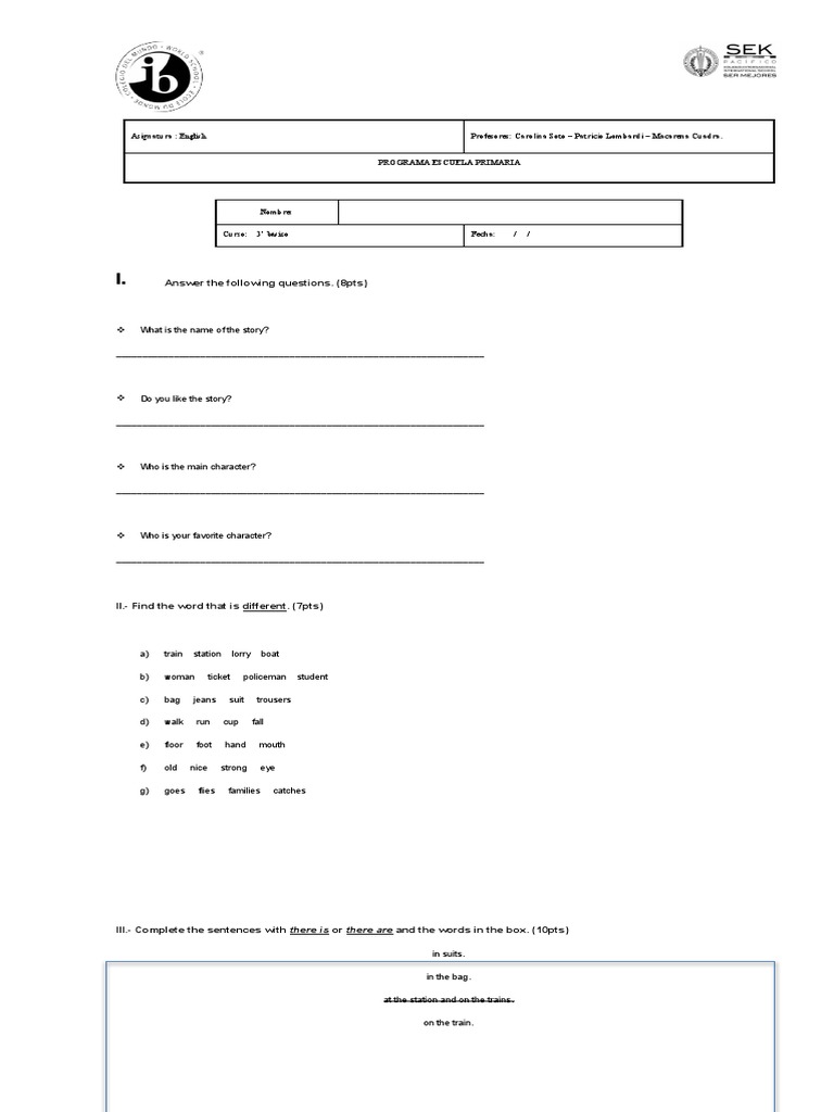 Simon and The Spy Test | PDF