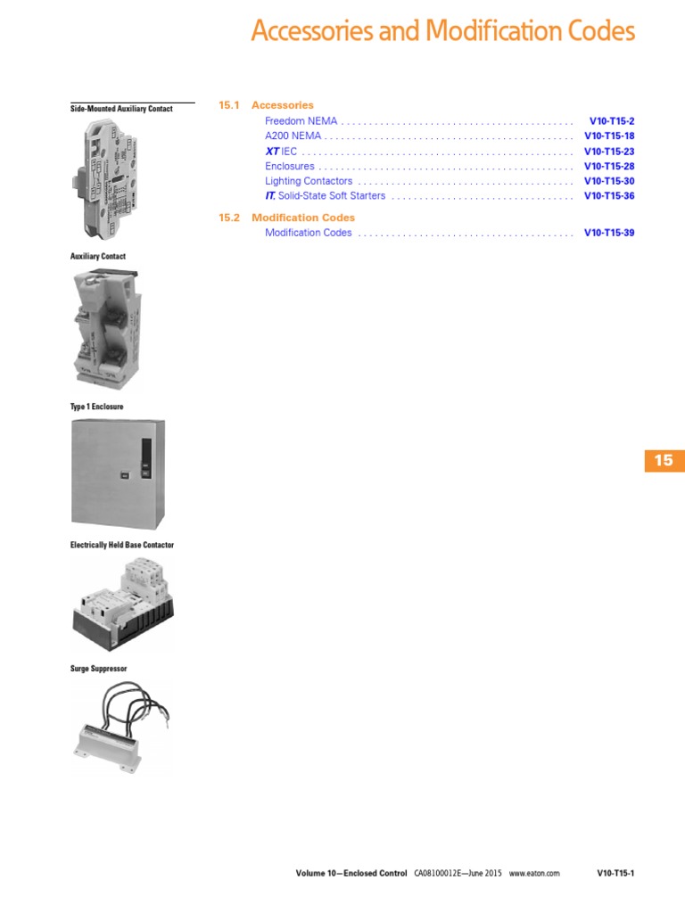 Vol10-Tab15 Accessories | PDF | Electricity | Power Engineering