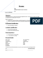 Vikas Resume | PDF | Career & Growth