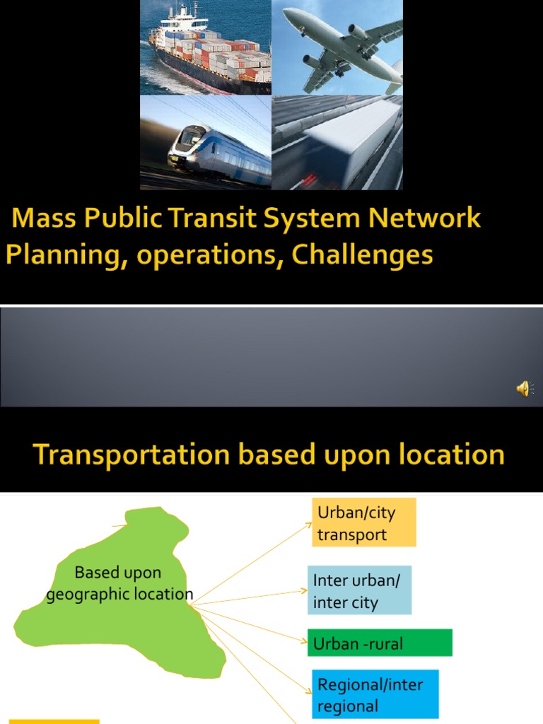Mass Transit Networks and Challenges | PDF
