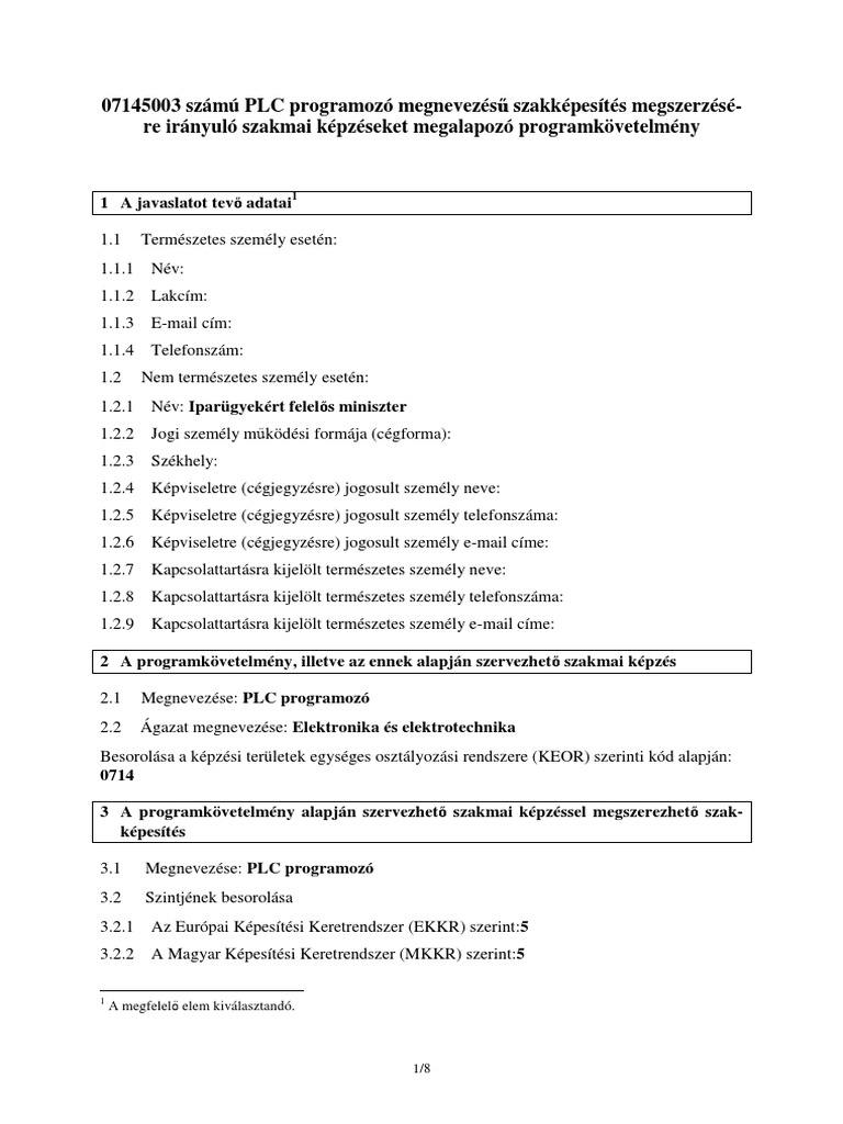 PLC-programozó-2021.01.08.-v1 | PDF
