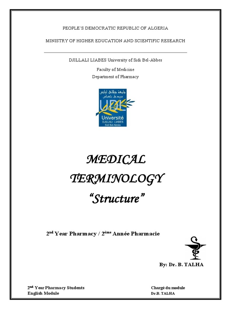 15 Medical Terminology STRUCTURE | PDF | Anatomical Terms Of Location ...