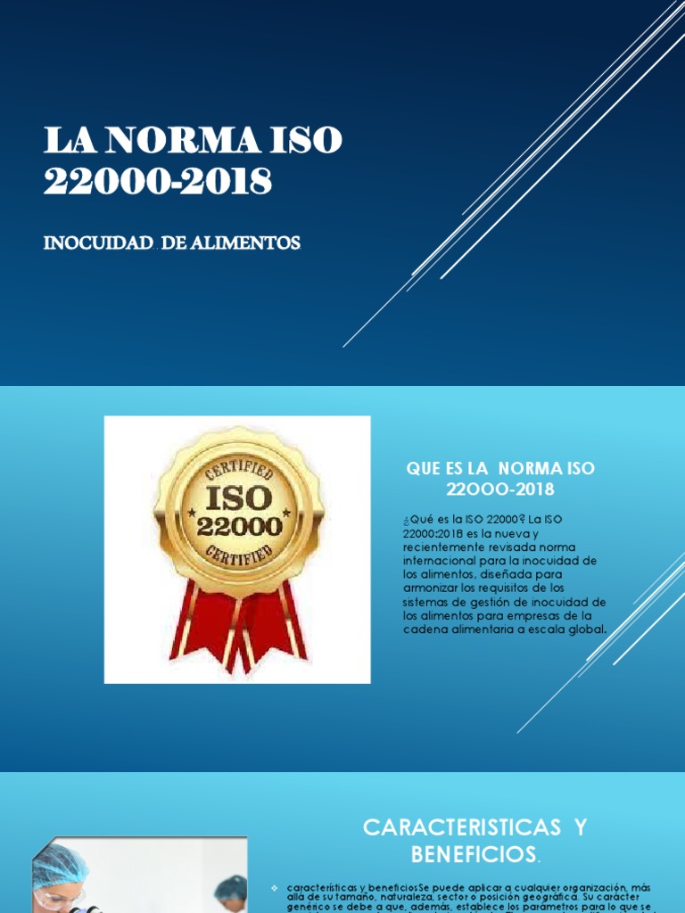LA NORMA ISO 22000-2018 (1) | PDF | Análisis de Riesgo y Puntos Críticos de Control