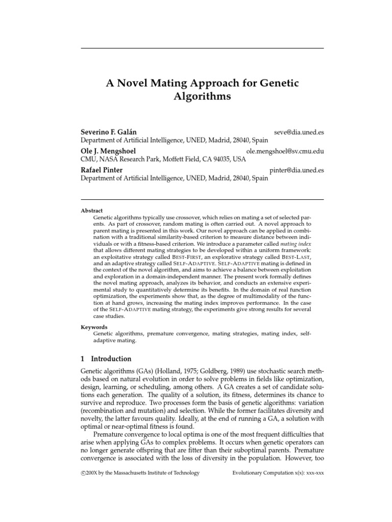 p682 Single | PDF | Mathematical Optimization | Genetic Algorithm