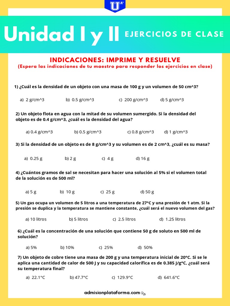 Física Avanzada.U1 y U2 EJERCICIOS DE CLASE | PDF | Fricción | Fuerza