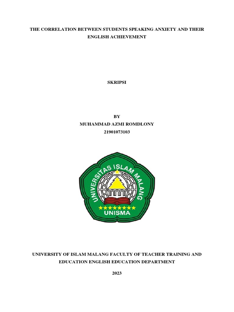 SKRIPSI CHAPTER I-3 Revisi | PDF | Communication | Fluency