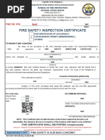 FSED 033 Fire Safety Clearance Installation of Automatic Fire ...