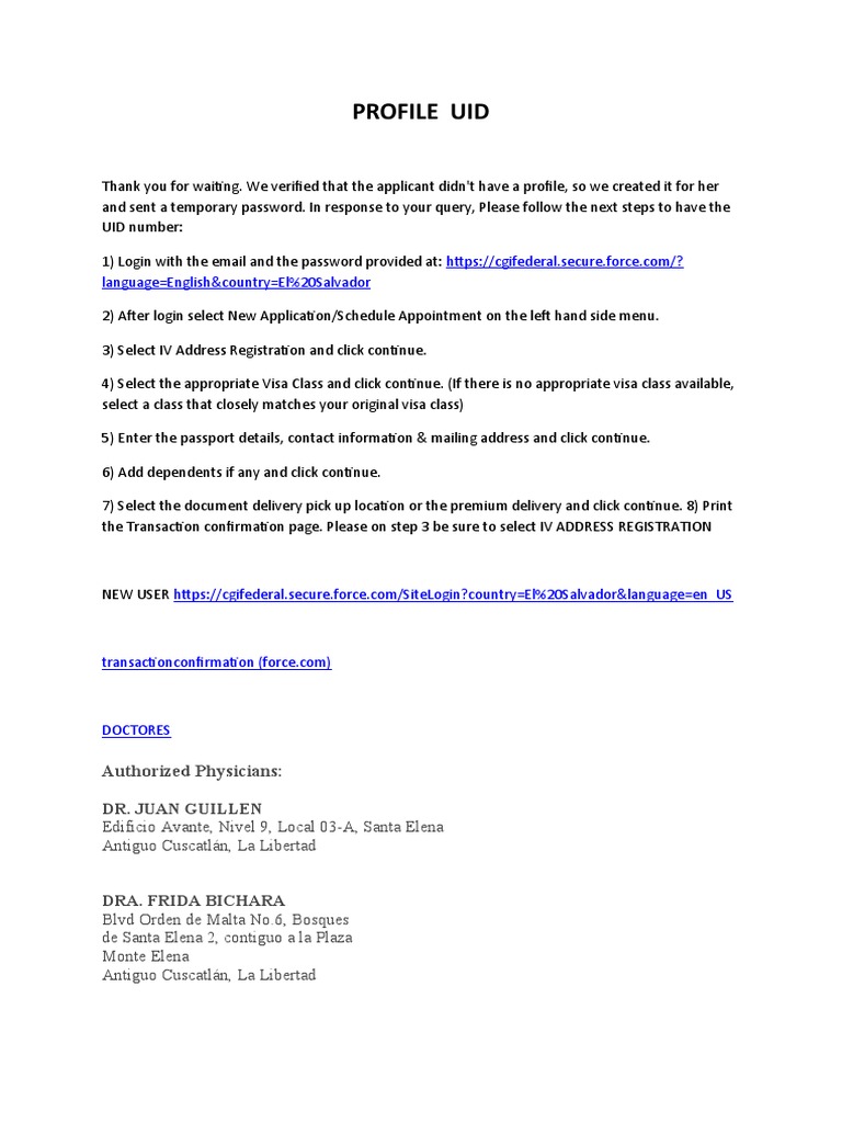 Pasos Profile Uid | PDF | Physical Examination | Medicine