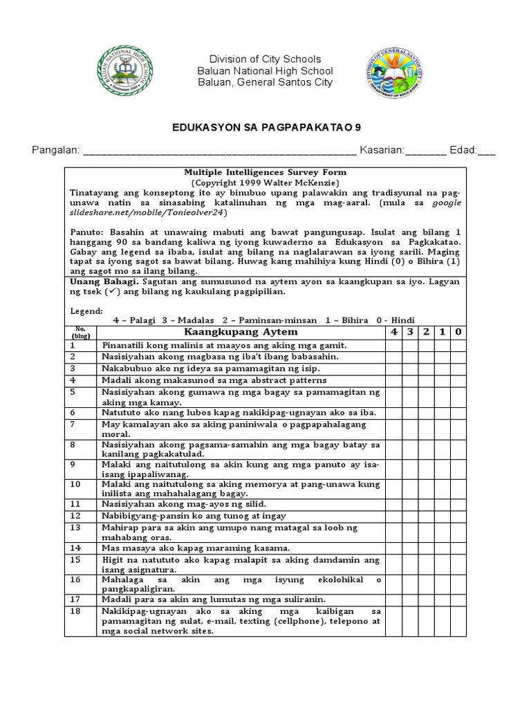 Esp9 Q4 Mod1 1 | PDF