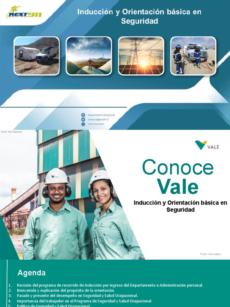 Inducción en Seguridad | PDF | Seguridad y salud ocupacional | Primeros auxilios