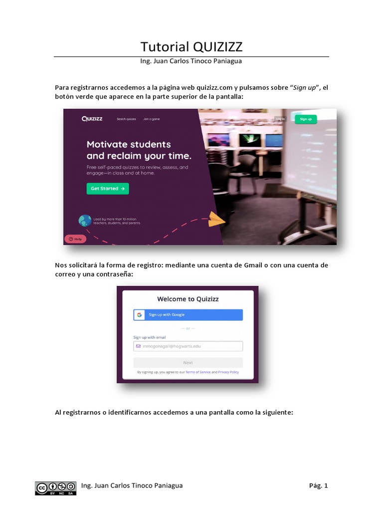 Tutorial Quizizz | PDF | Cuestionario | Software