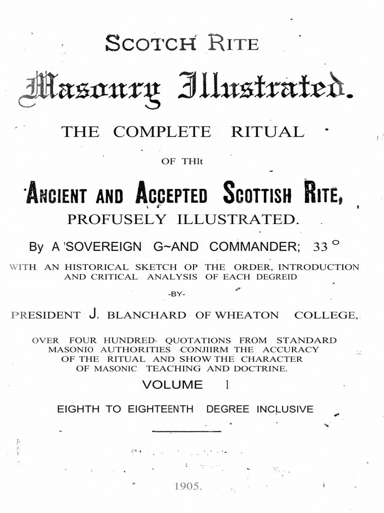 Original Rituals Ancient and Accepted Scottish Rite 1-14 - Clean | PDF | Freemasonry | Esotericism