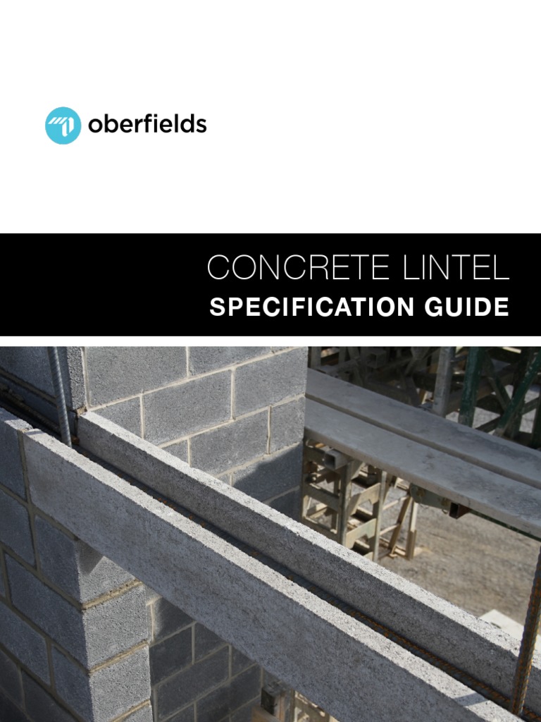 Concrete_Lintel_Guide_2021 | PDF | Applied And Interdisciplinary ...