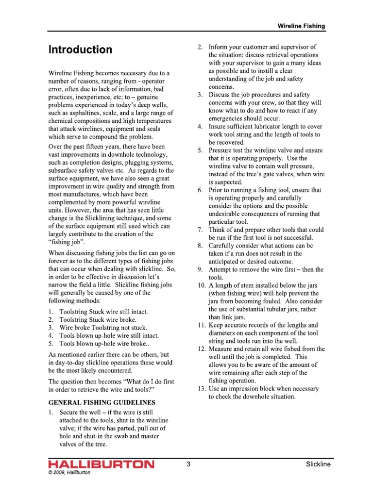Wireline Fishing | PDF