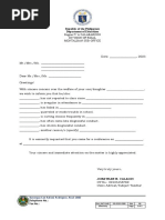 Request Letter Tesda | PDF