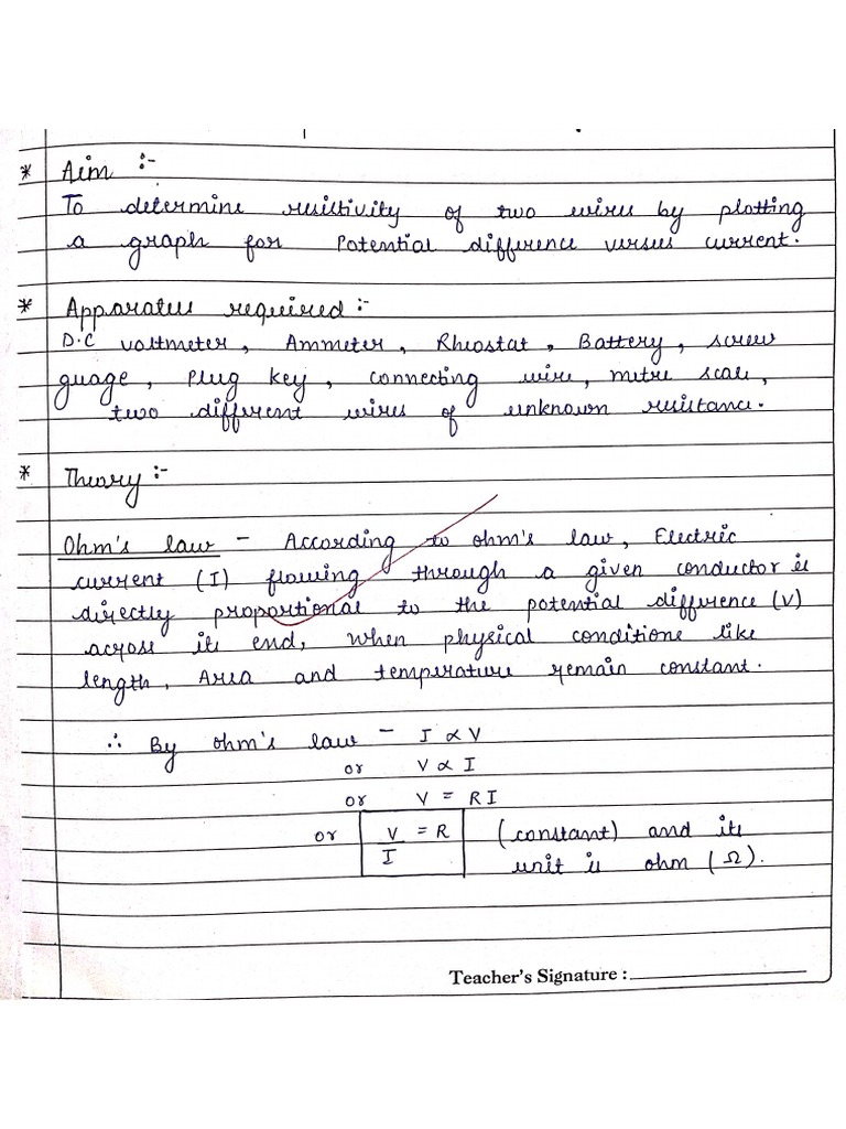 Physics Experiment 01 | PDF