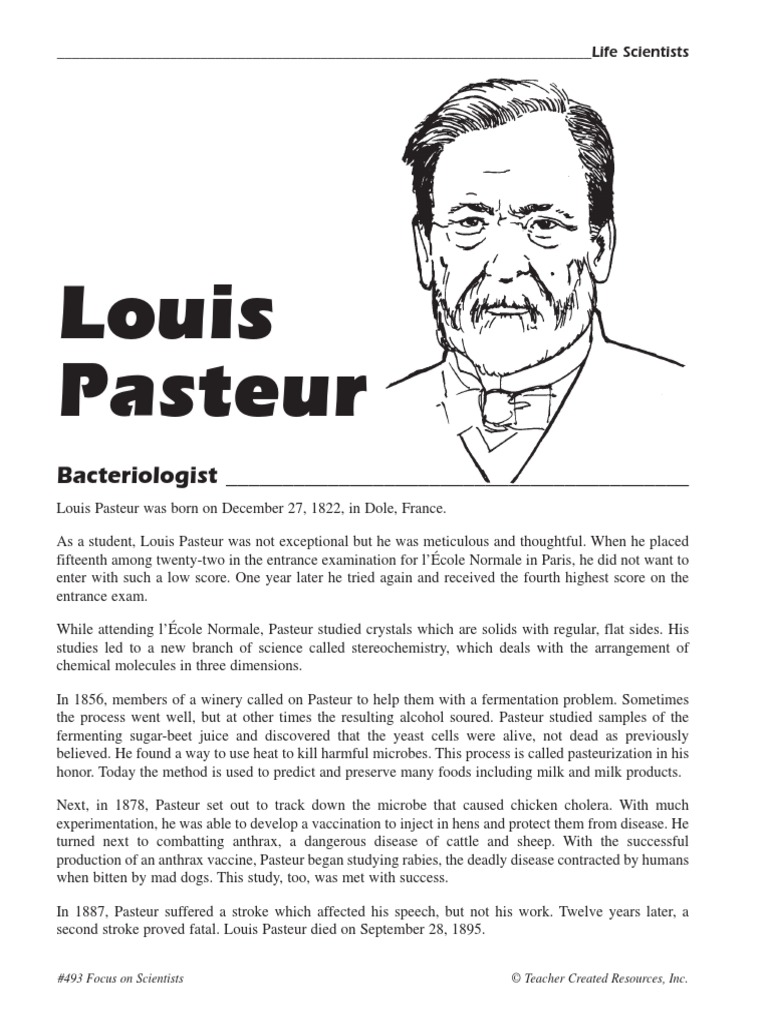 Louis Pasteur | PDF | Louis Pasteur