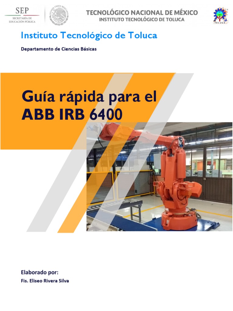 Guía rápida del ABB IRB 6400 | PDF | Robot | Robótica