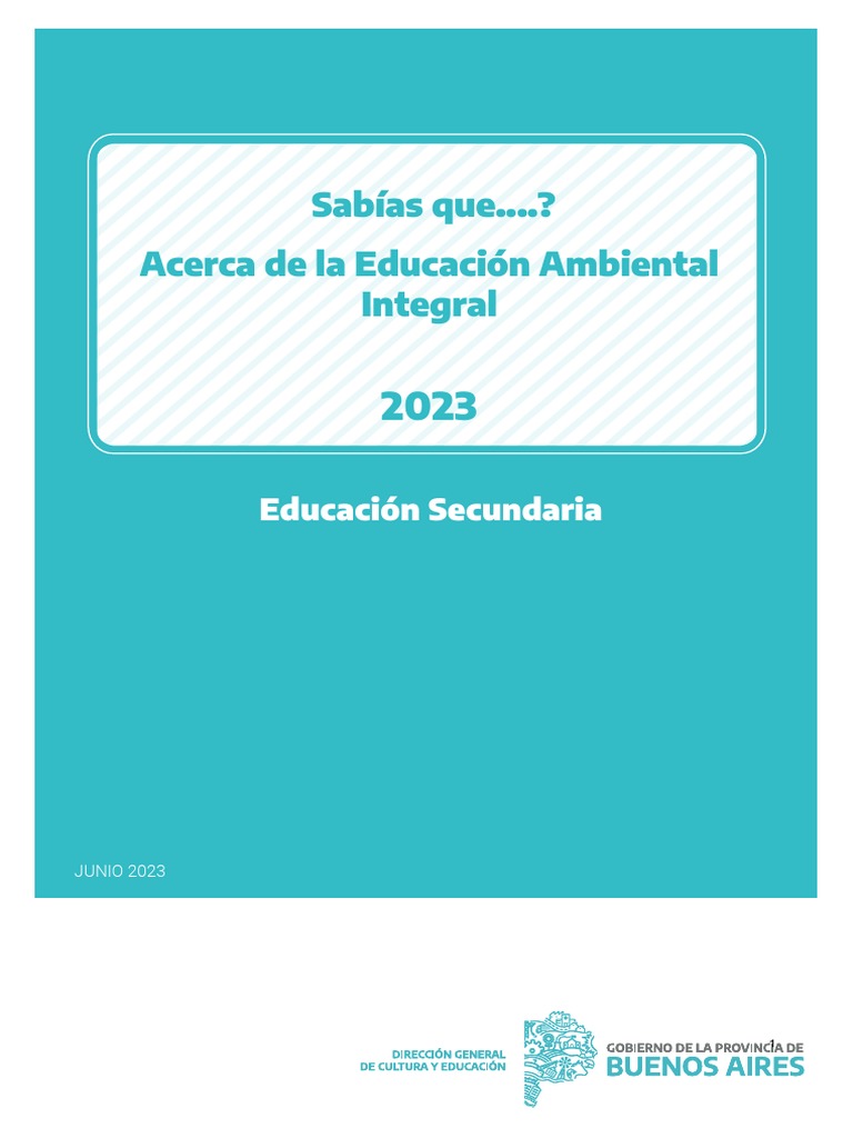 Sabías Que... Acerca de La EAI (1) | PDF | Entorno natural | Sustentabilidad
