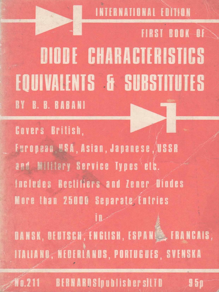 Bernards 211 Diode Characteristics | PDF | Diode | Solid State Engineering