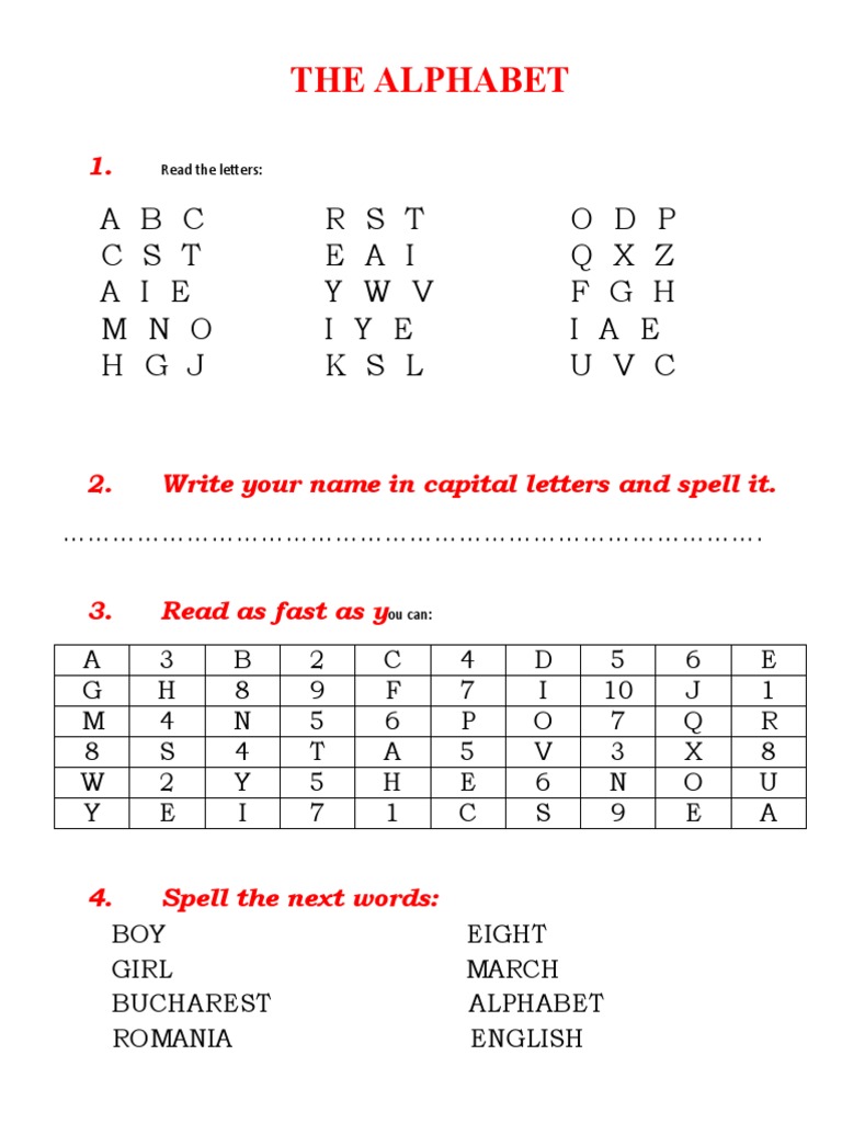 4.the Alphabet | PDF