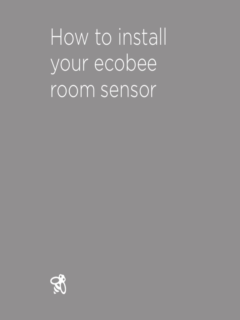 How To Install Ecoobee Smart Sensor | PDF | Electromagnetic ...