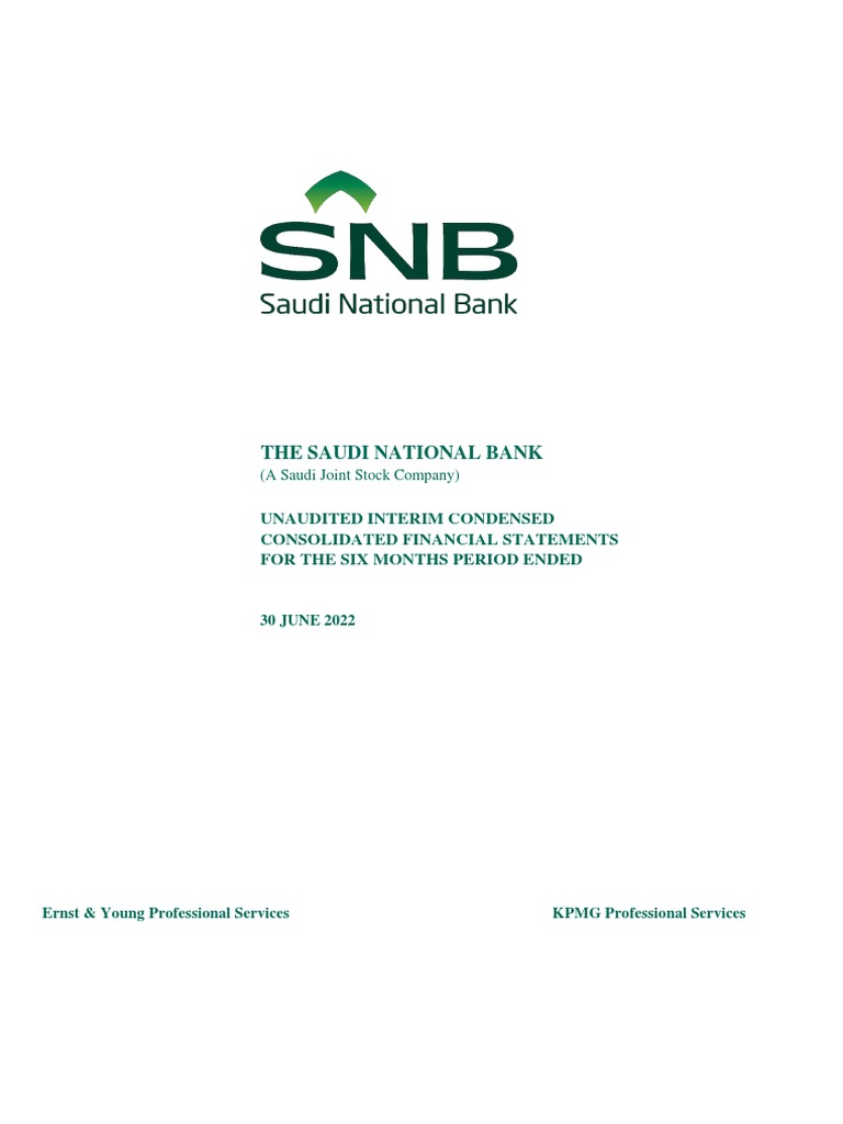 SNB Financial 2022 | PDF | International Financial Reporting Standards ...