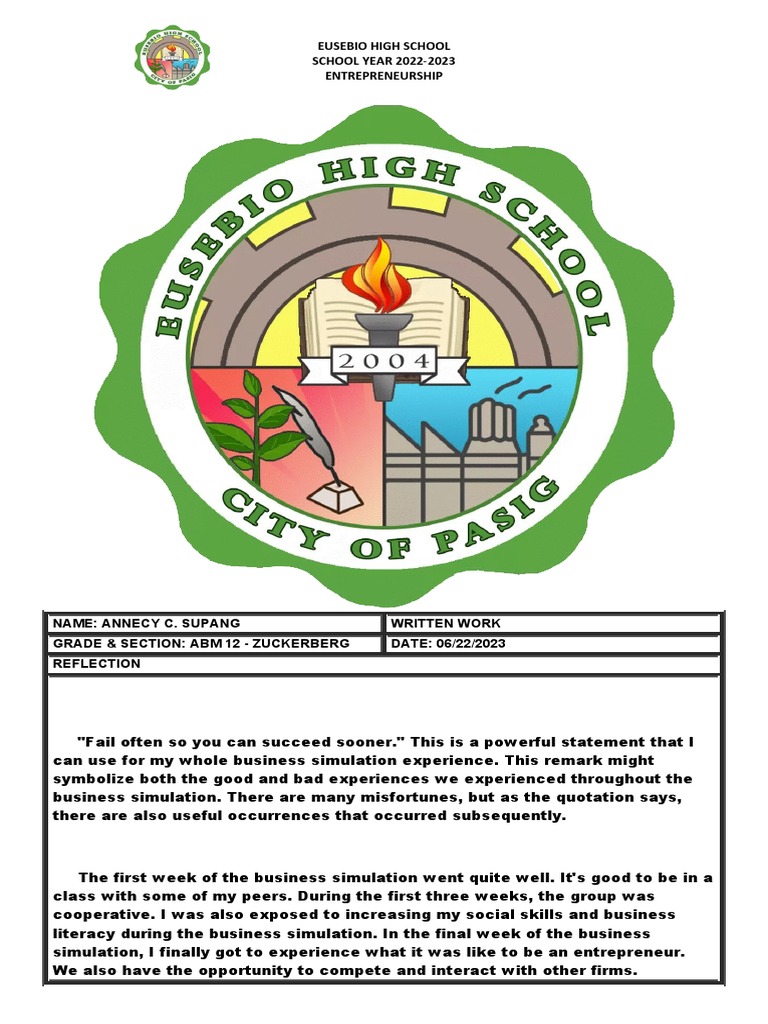 Template Akademikong Pagsulat | PDF