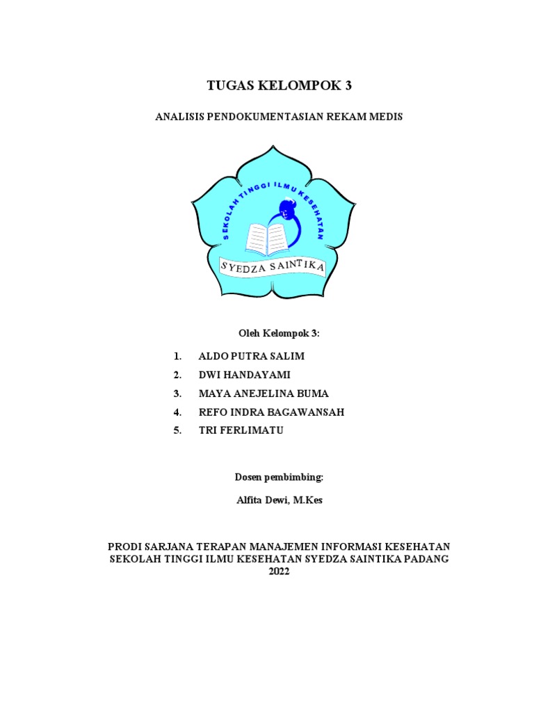Makalah Konsep Dasar Rekam Medis | PDF Makalah Konsep Dasar Rekam Medis | PDF