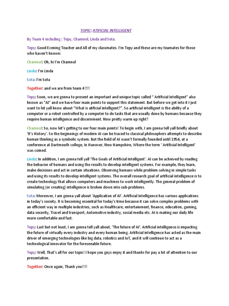 Atificial Intelligent | PDF | Artificial Intelligence | Intelligence (AI) & Semantics