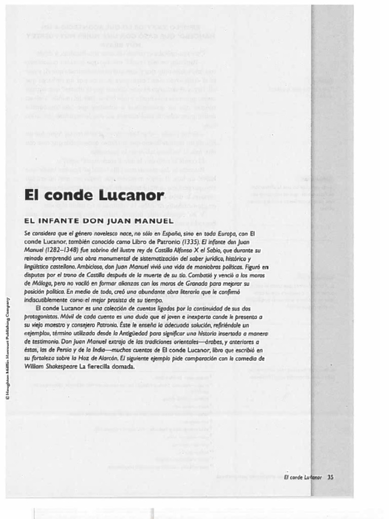 9 - El Conde Lucanor | PDF