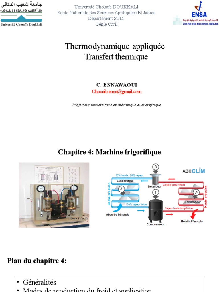 Chapitre 4 V | PDF | Chaleur | Pompe à chaleur