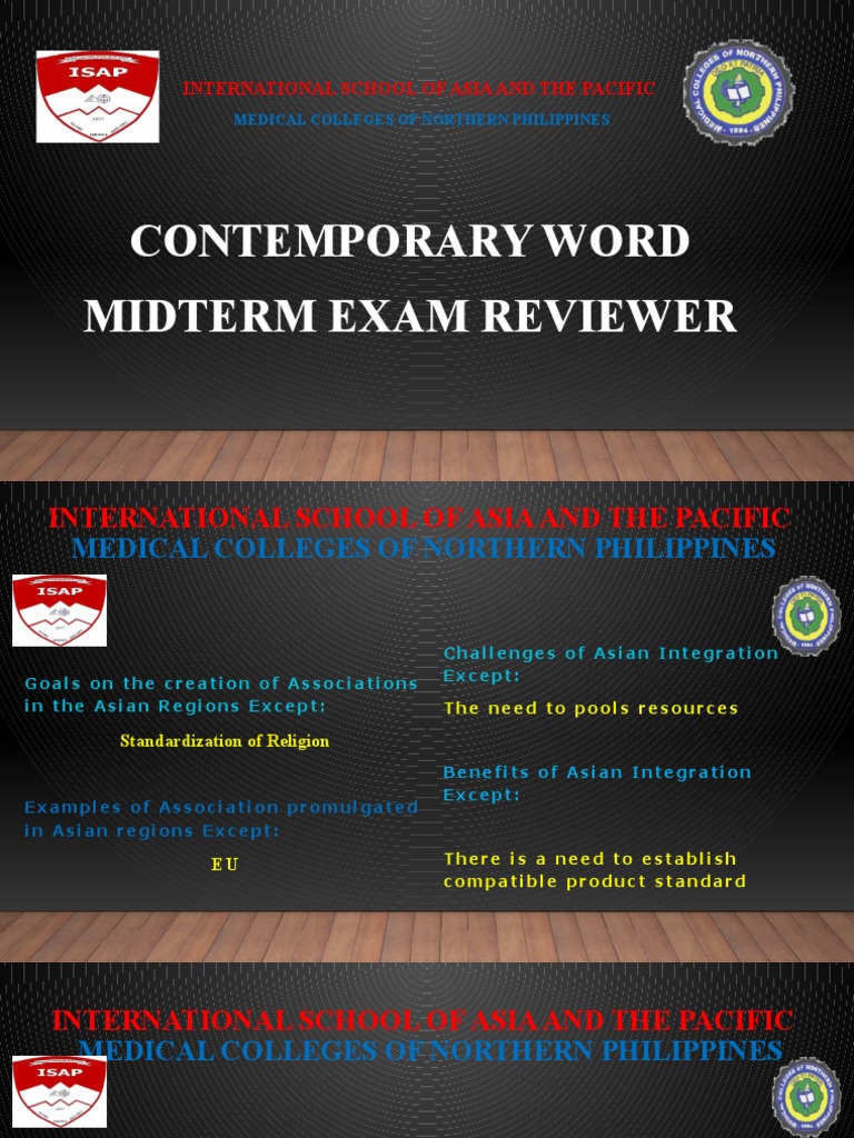 Contemporay Word Midterm Reviewer | PDF | Asia | Philippines