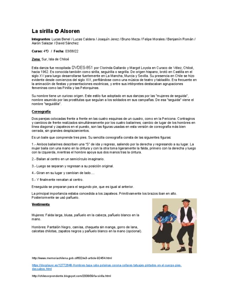 La Sirilla | PDF | Bailes | Ropa