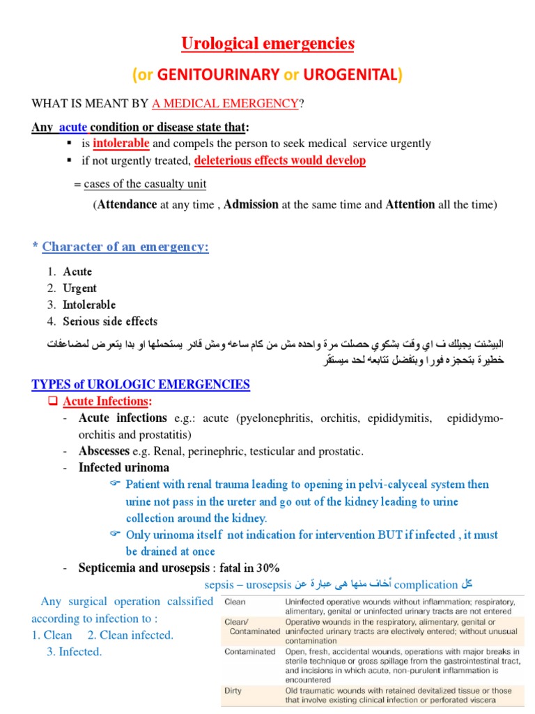 Urological Emergencies | PDF