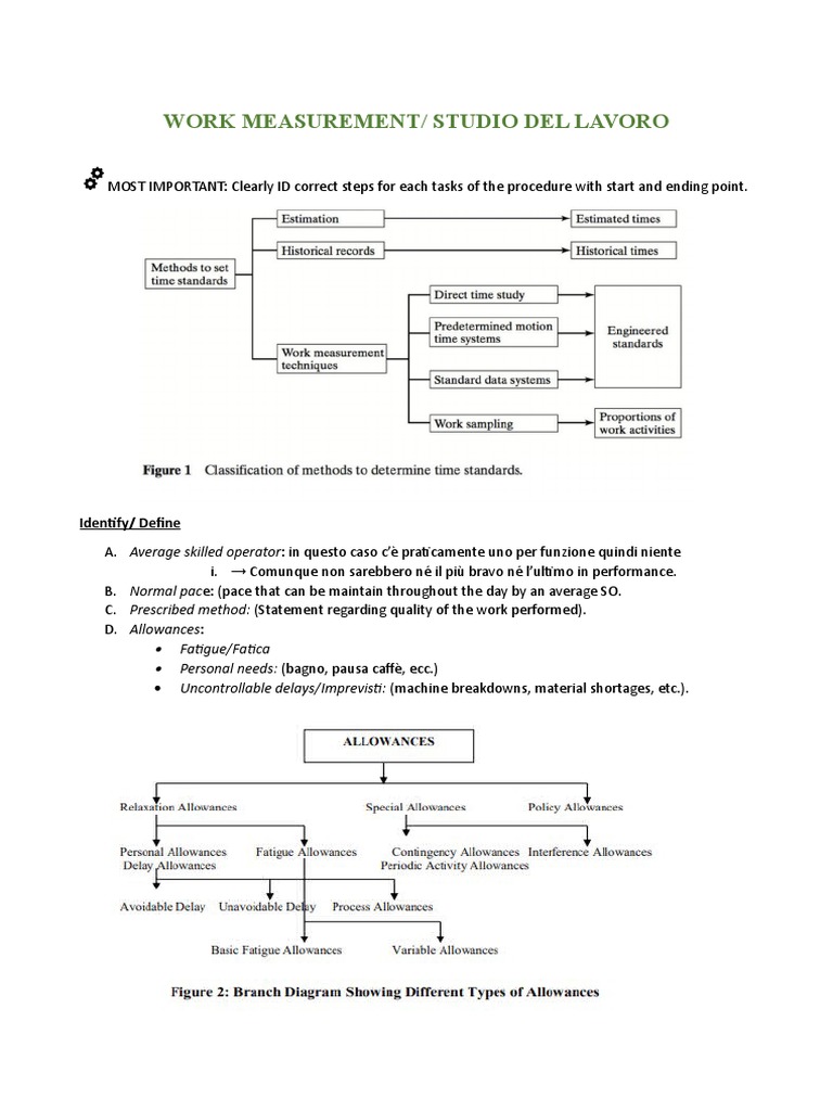 Work Measurement - TIME STUDY | PDF | Technology & Engineering