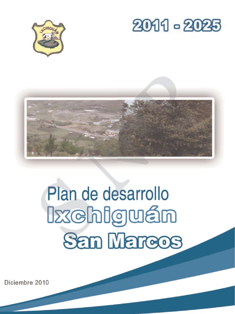 Plan Desarrollo Ixchiguan | PDF