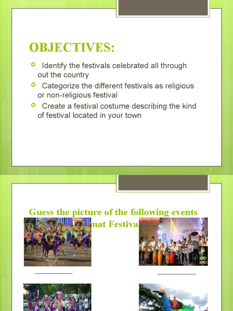 Religous and Non Religous Festivalberba | PDF | Cebu | Festival