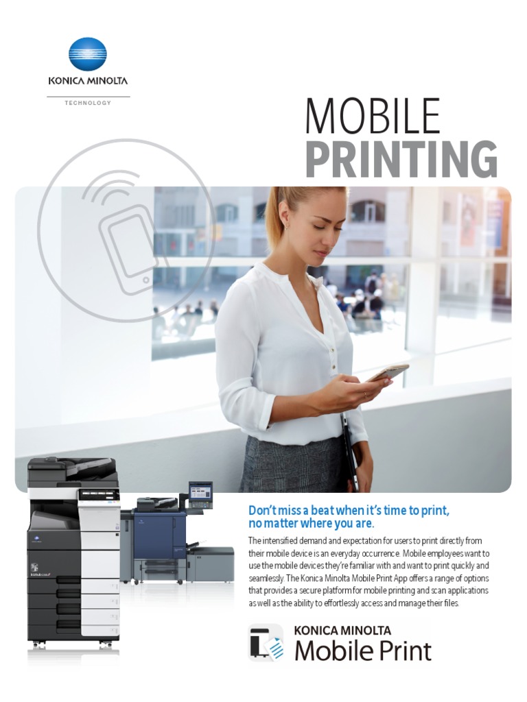 Mobile Print App Brochure | PDF | Mobile App | Ios