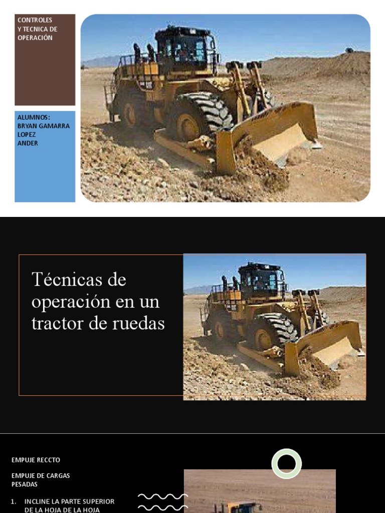 Tractor de Ruedas Mina | PDF | Hoja | Tecnología de vehículos