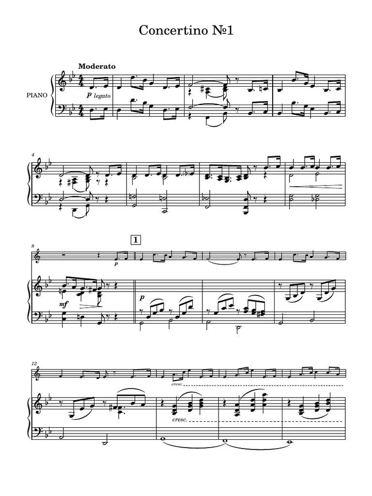 Concertino 1 | PDF