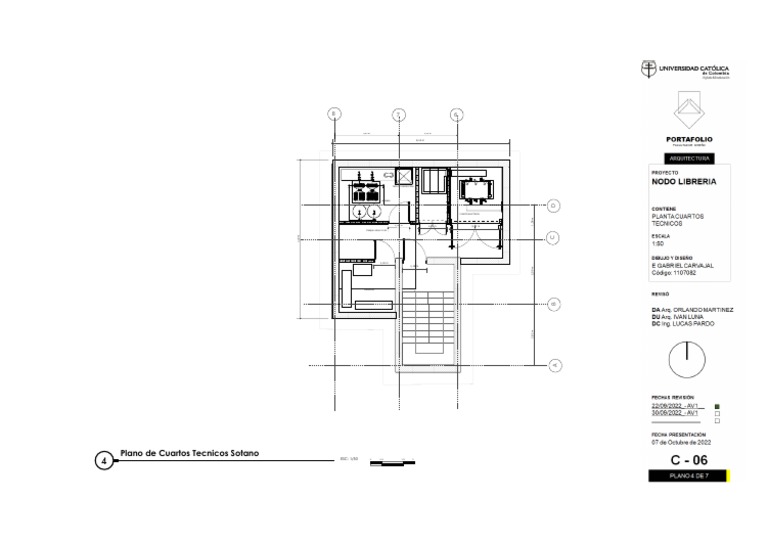 PLANTA CUARTOS TECNICOS | PDF