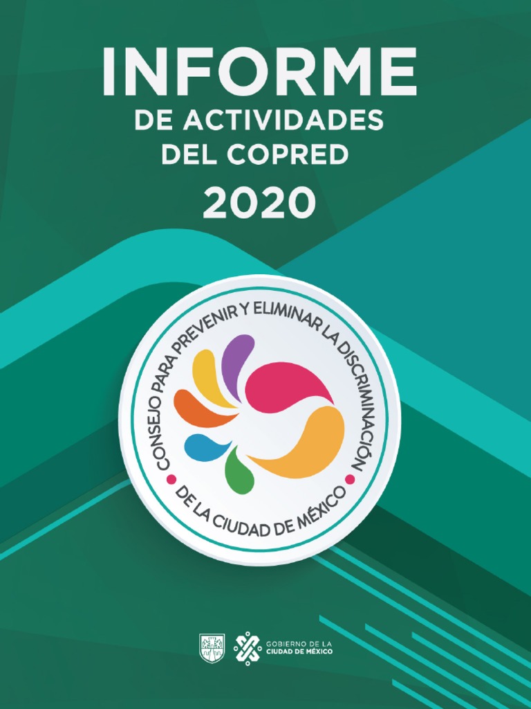 Informe COPRED 2020 | PDF | Discriminación | Presupuesto