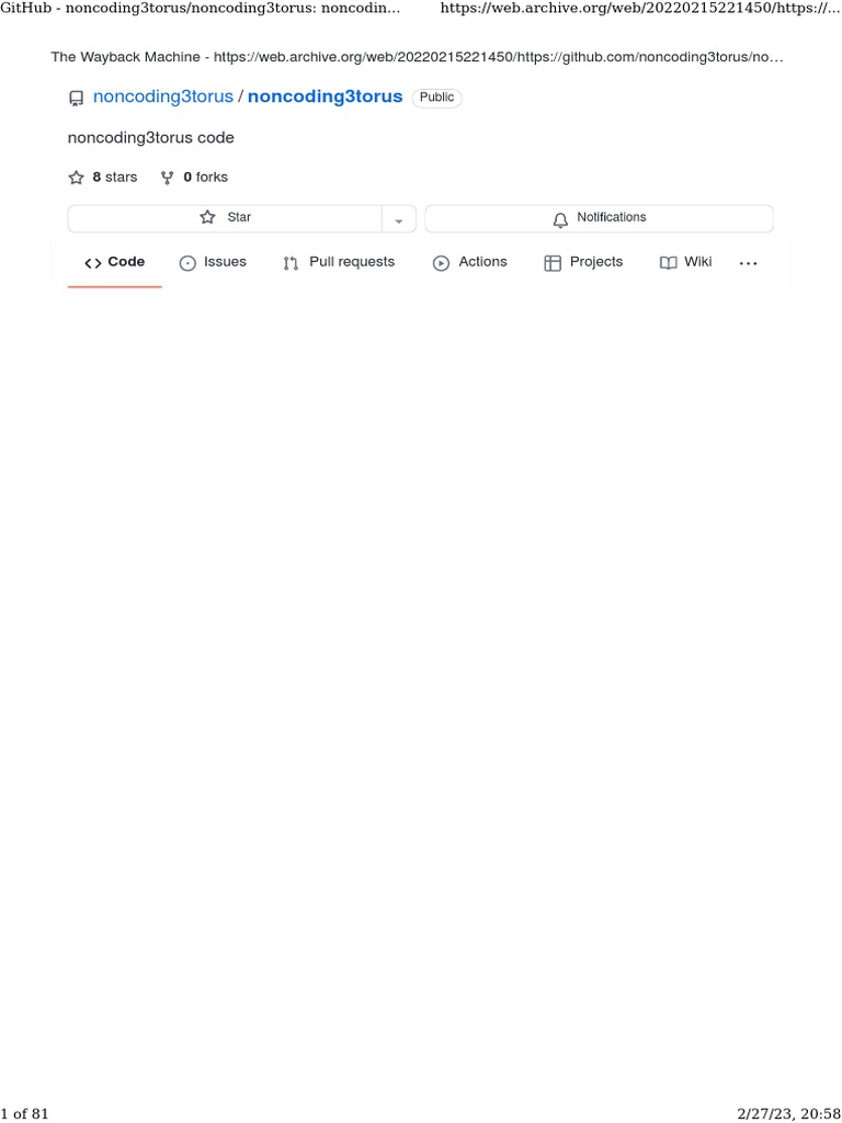 Noncoding3Torus GitHub Repository | PDF | Encryption | Public Key Cryptography