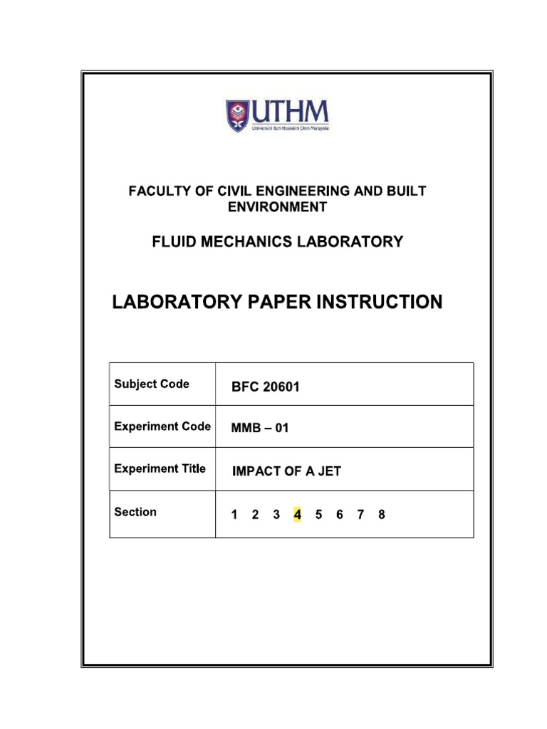 Experiment 1 Lab Report | PDF | Turbine | Jet Engine