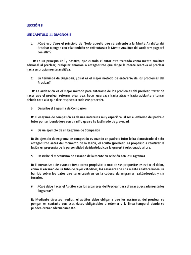 Lección 8 | PDF